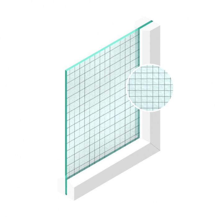 Draadglas Brute (normaal) 6 mm | Bestel direct! | GlasGigant.nl